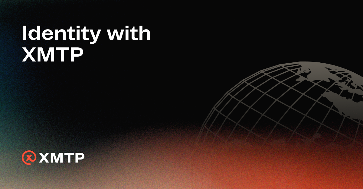 Identity with XMTP